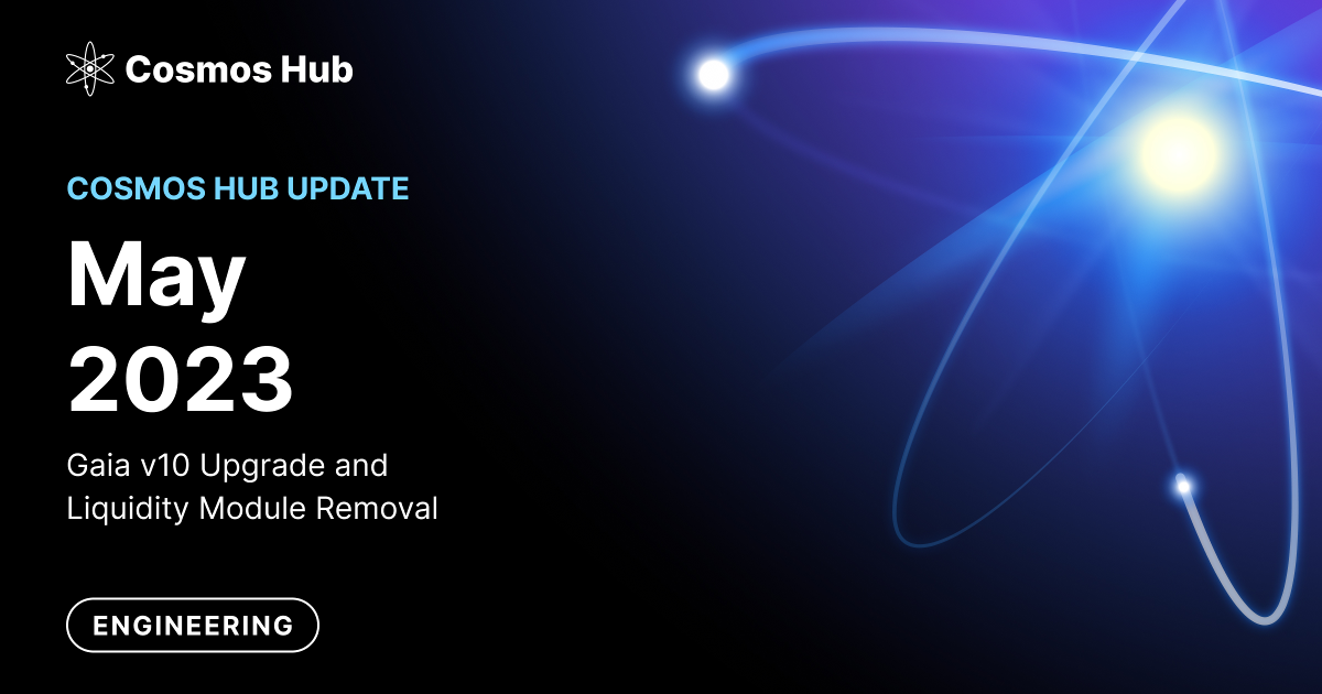 The Informal Blog - Cosmos Hub Engineering Update for May 2023