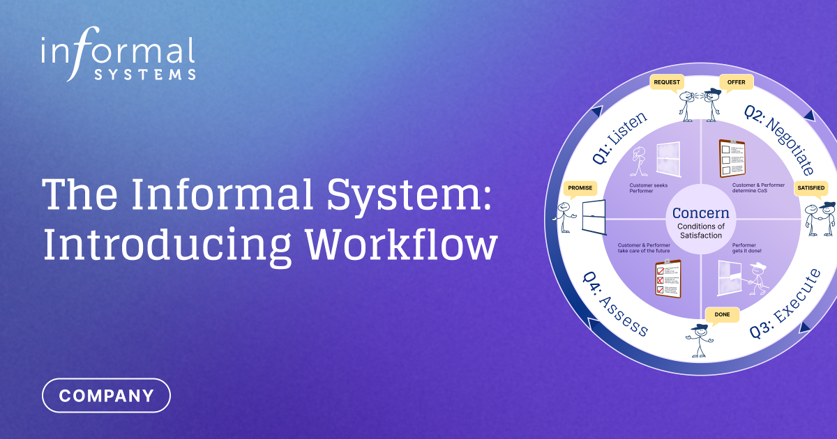 The Informal Blog - The Informal System: Introducing Workflow